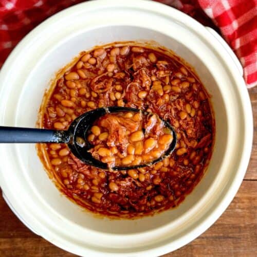 Baked Beans With Pork and Beans - The Vintage Cook