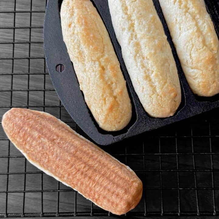 Southern Corn Sticks with Cornbread Mix - The Vintage Cook