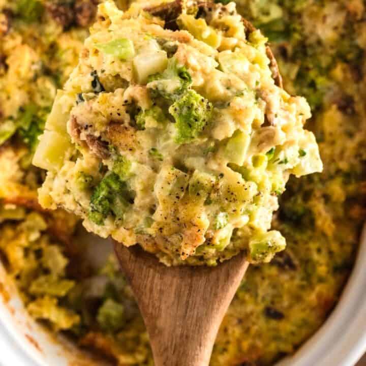 Stove Top Stuffing Broccoli Cheese Casserole Recipe - The Vintage Cook